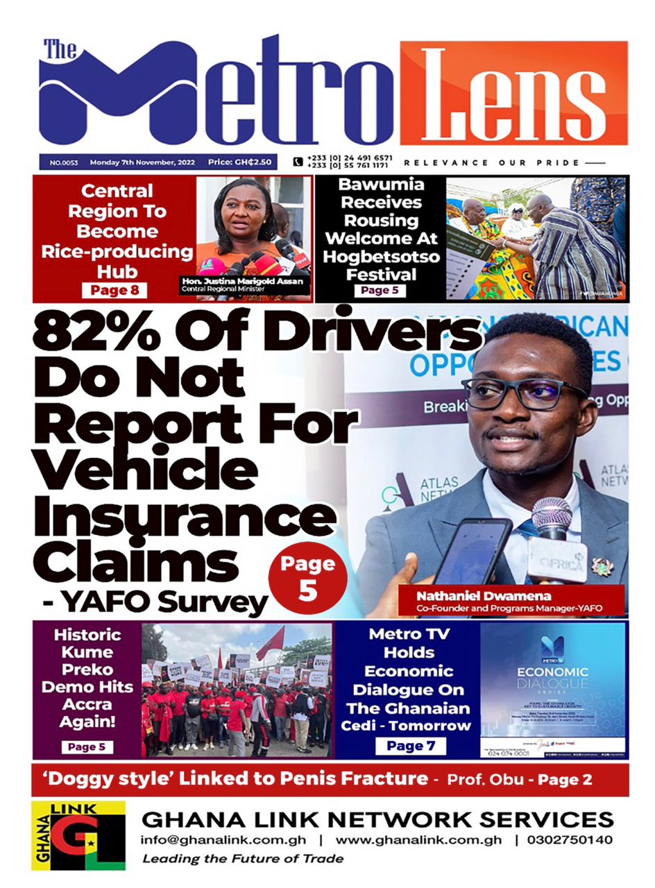 METRO LENS NEWSPAPER 7th NOVEMBER, 2022 - Ghana News Stand
