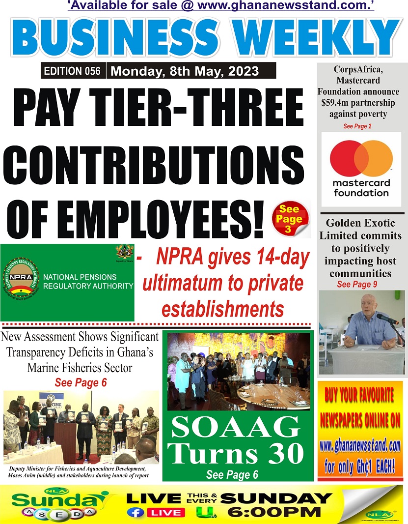 Business Weekly, Monday, 8th May, 2023 – Ghana News Stand