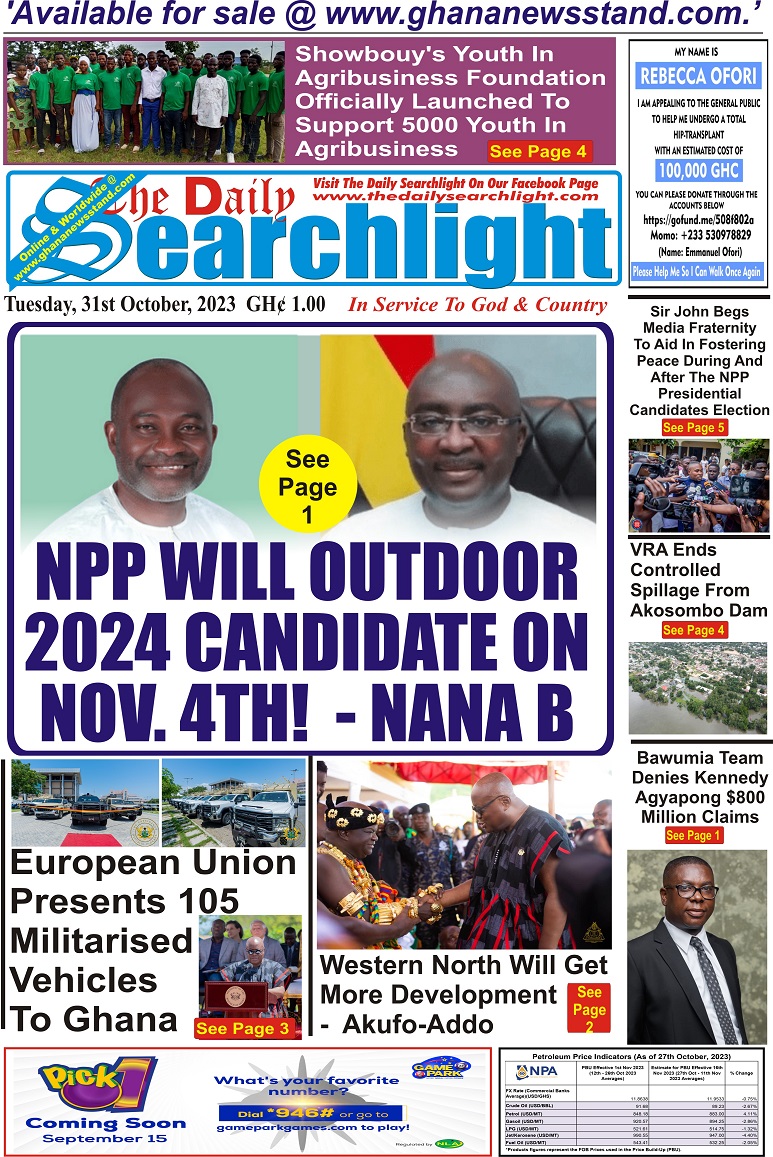 Daily searchlight tuesday